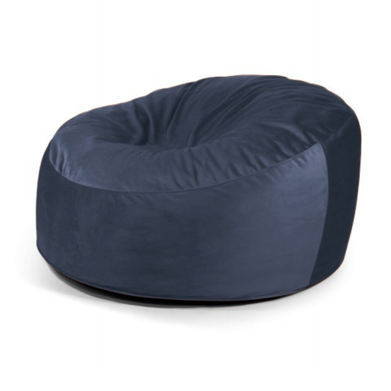 PUFF DELUXE - VELVET AZUL MARINO